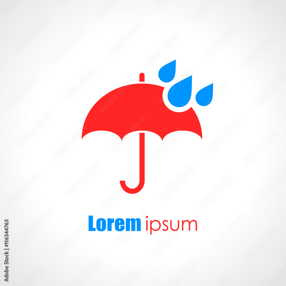 Abstract protection logo Stock Vector | Adobe Stock