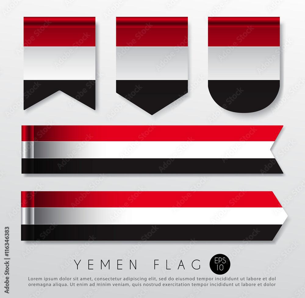 Set Of World Flag Ribbon Template : Vector Illustration Stock Vector ...
