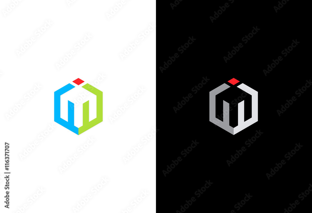 cube shape company logo Stock Vector | Adobe Stock