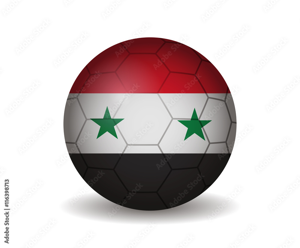 syria soccer ball Stock Vector | Adobe Stock