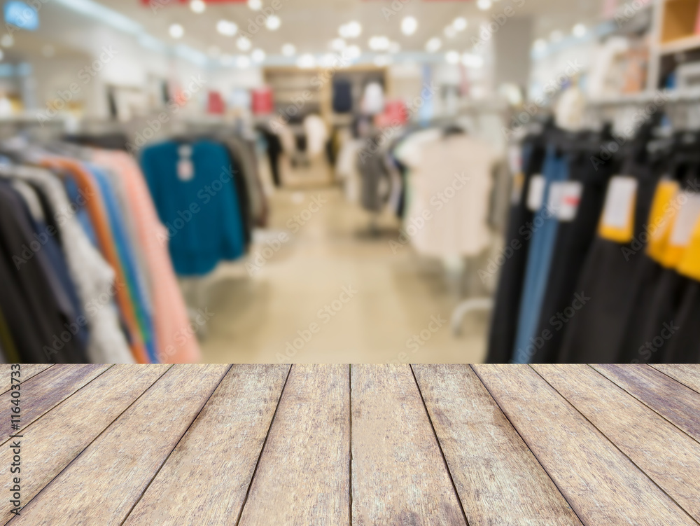 blur clothing store background Stock Photo | Adobe Stock