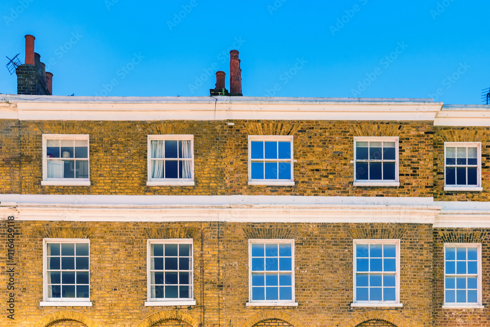 British apartment buildings Stock Photo | Adobe Stock