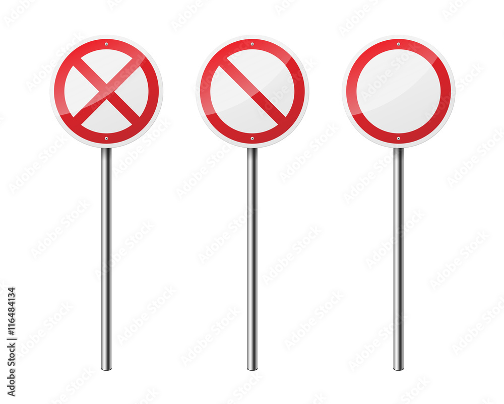 Prohibitory Road Signs