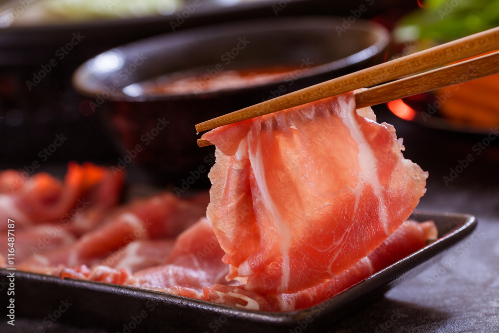 Shabu shabu Stock Photo | Adobe Stock