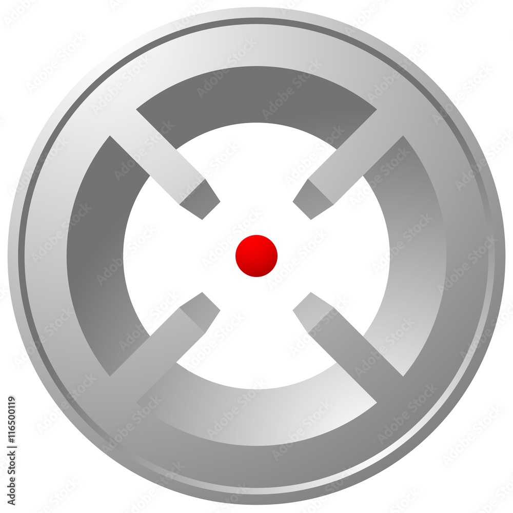 Target mark, reticle, crosshair icon for focus, accuracy, target Stock ...