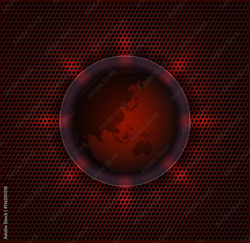 Futuristic background - red version. Stock Vector | Adobe Stock