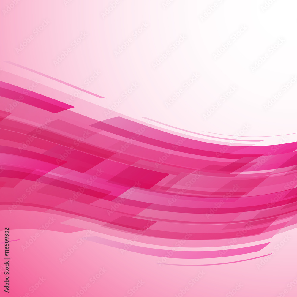 Abstract pink wave technology background Stock Vector | Adobe Stock