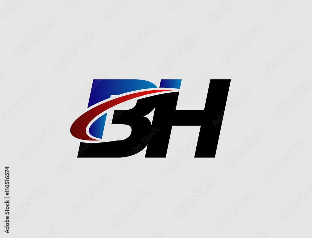 BH logo Stock Vector | Adobe Stock