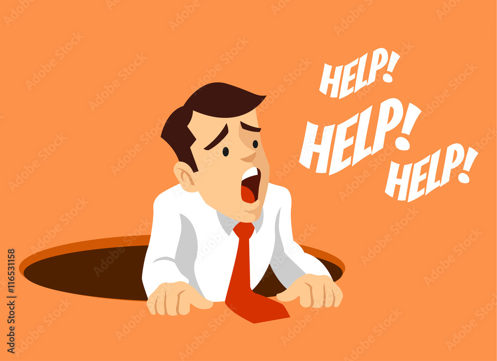 Need Help Cartoon