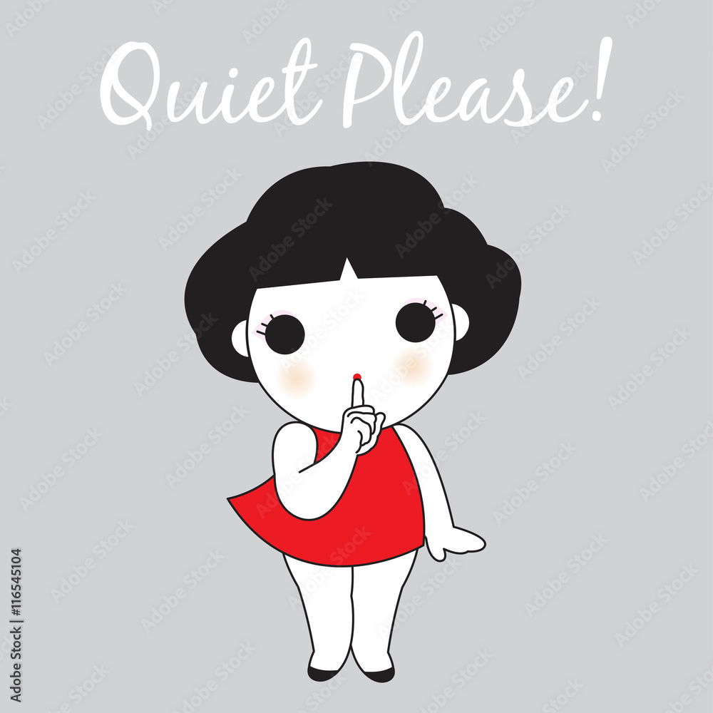 Quiet Please Cartoon