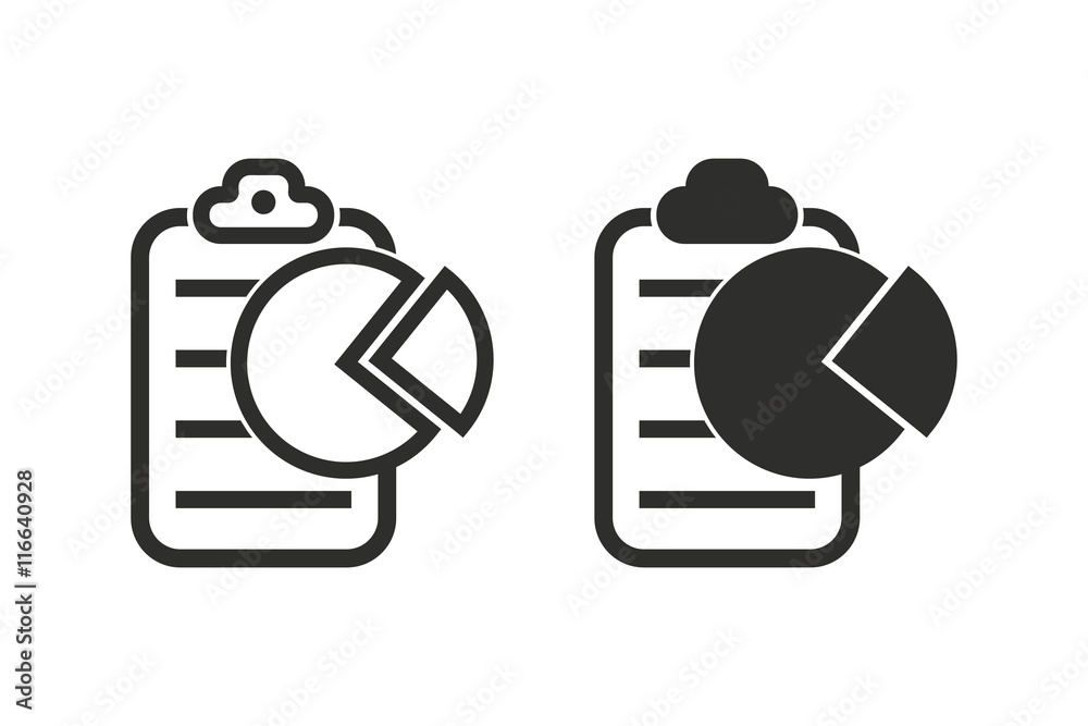 Business report - vector icon. vector de Stock | Adobe Stock Business report - vector icon. vector de Stock | Adobe Stock