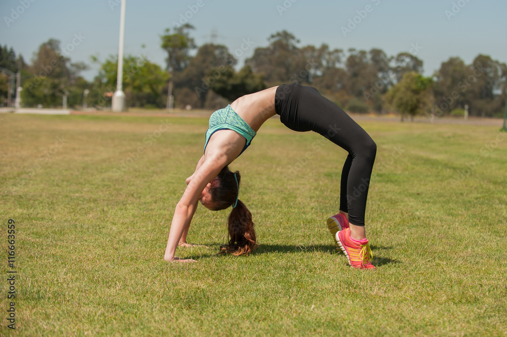 Female Back Bridge