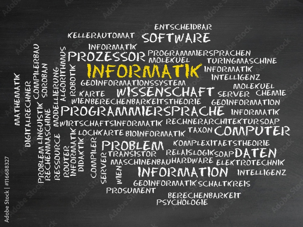 Informatik Stock Illustration | Adobe Stock