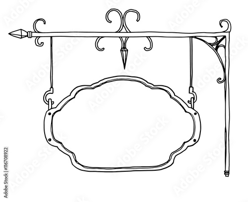 Vintage Store Signs Clipart