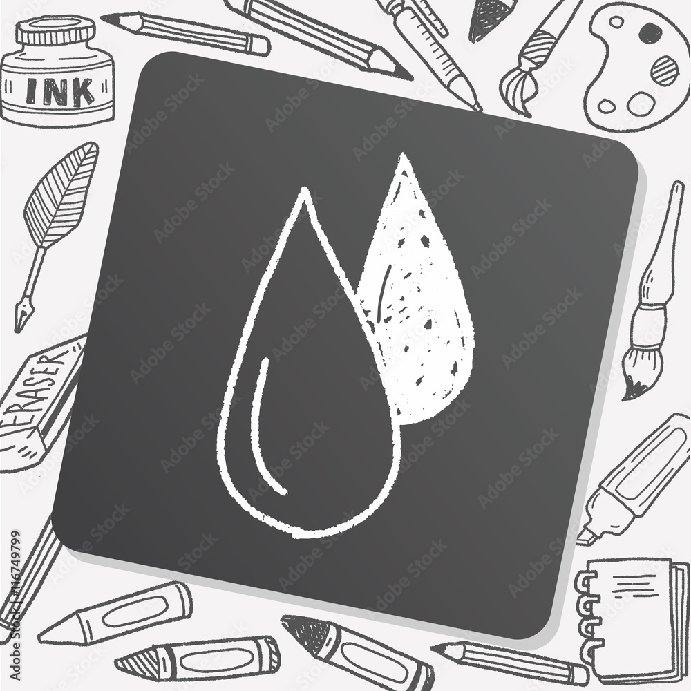 doodle blood Stock Vector | Adobe Stock