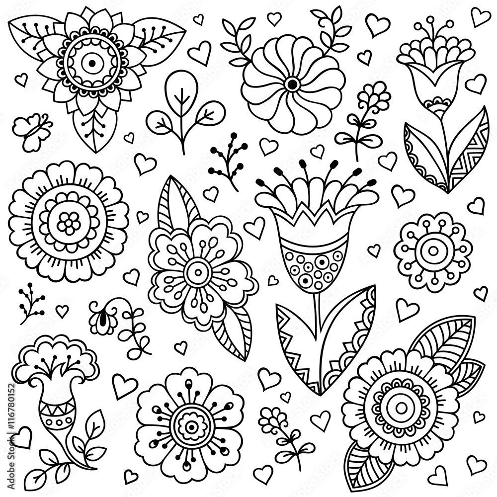 Flower Doodle Designs