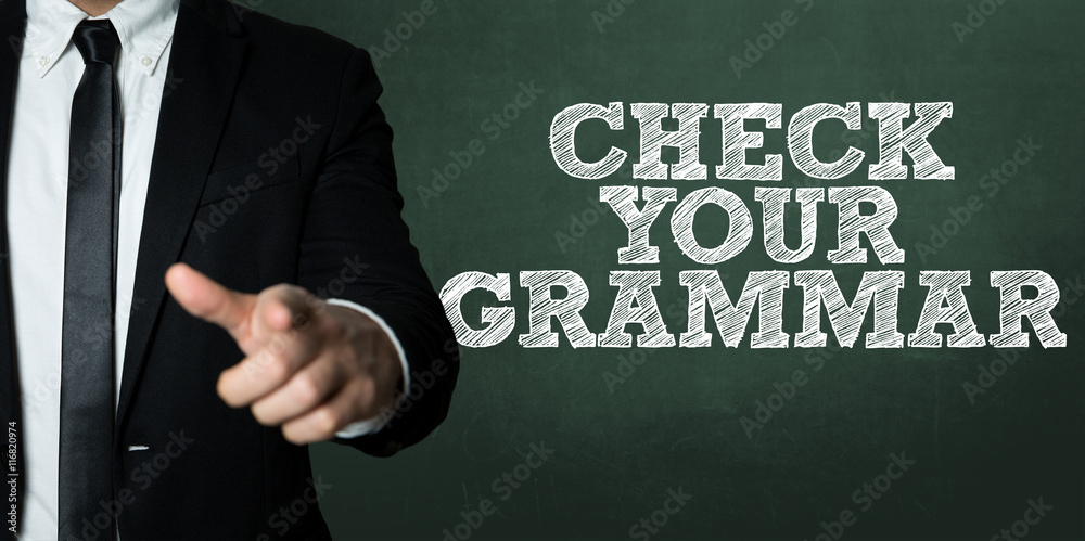 Check Your Grammar Stock Photo | Adobe Stock