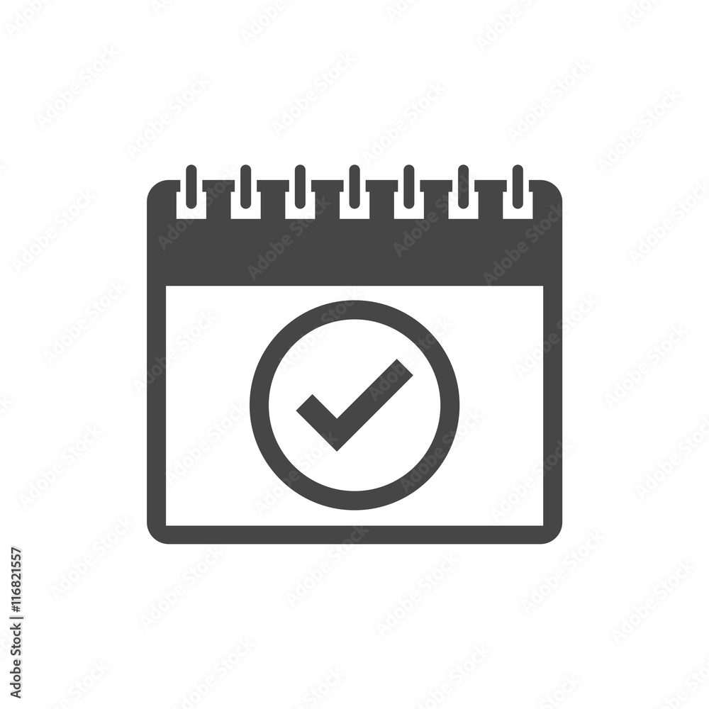 Planning calendar vector icon, Calendar Icon Stock Vector | Adobe Stock