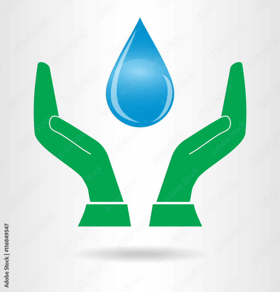 Save water Stock Vector | Adobe Stock