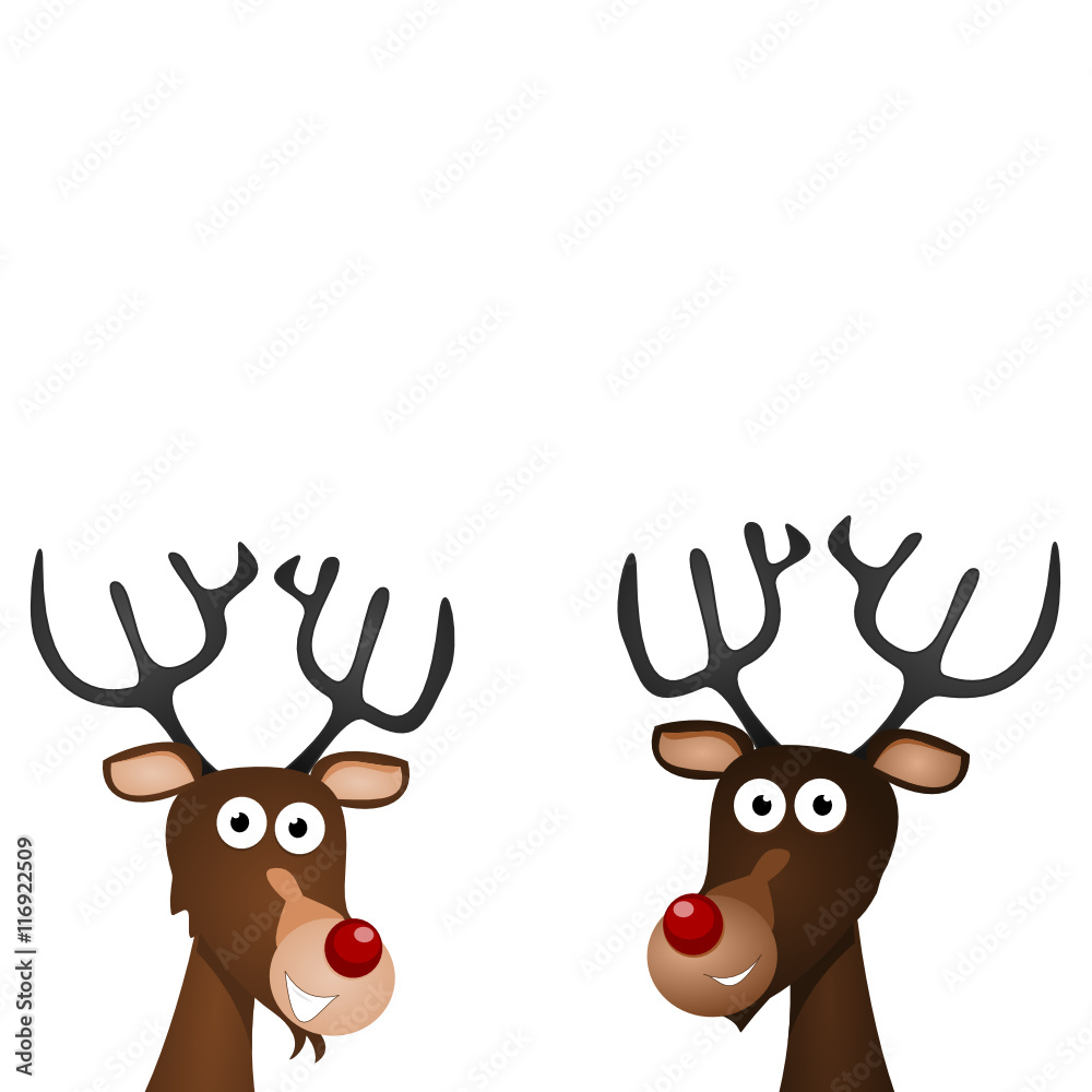 Rentier Rudolph Stock Vector | Adobe Stock