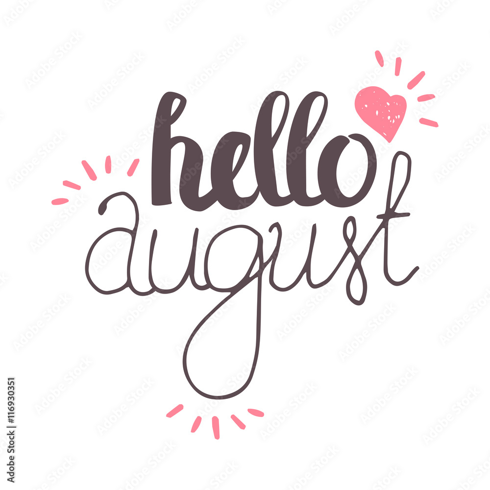 Vector Hand Drawn Lettering. Calligraphy for banners, labels, signs ...