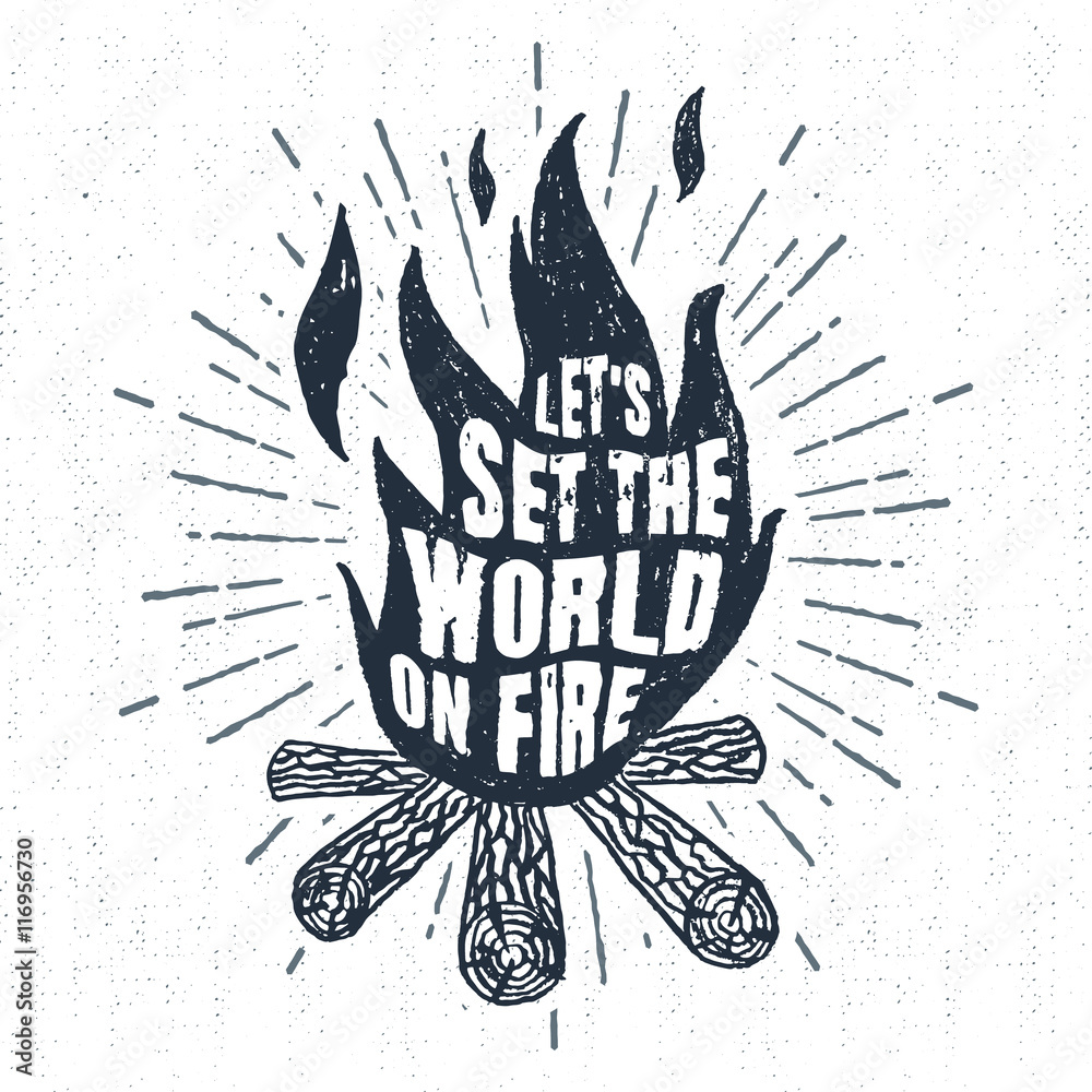 World On Fire Drawing