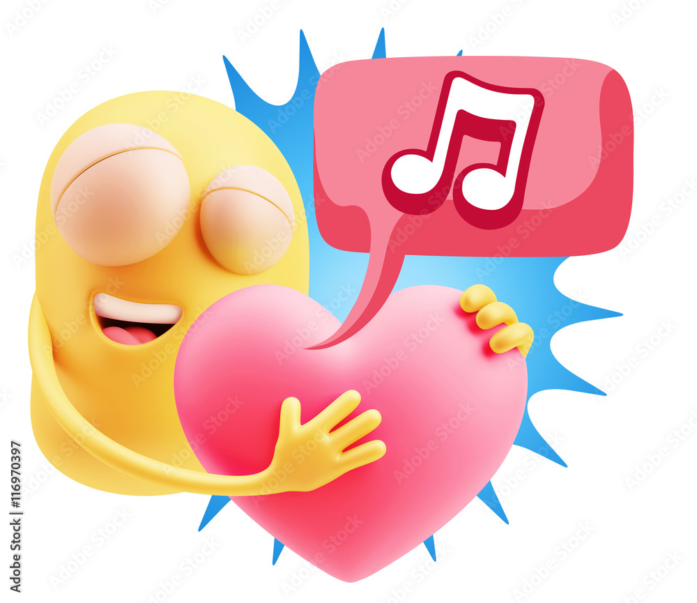 Heart Music Emoji