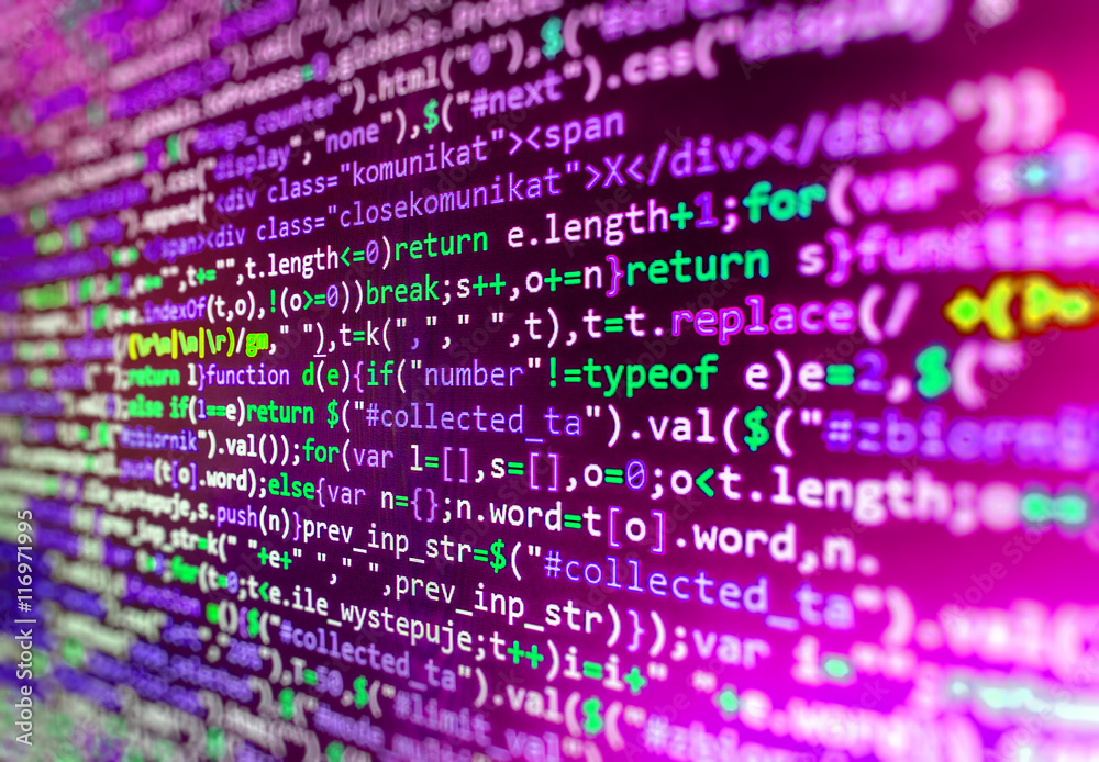 Software Development Writing Programming Code On Laptop Script Procedure Creating Hacker
