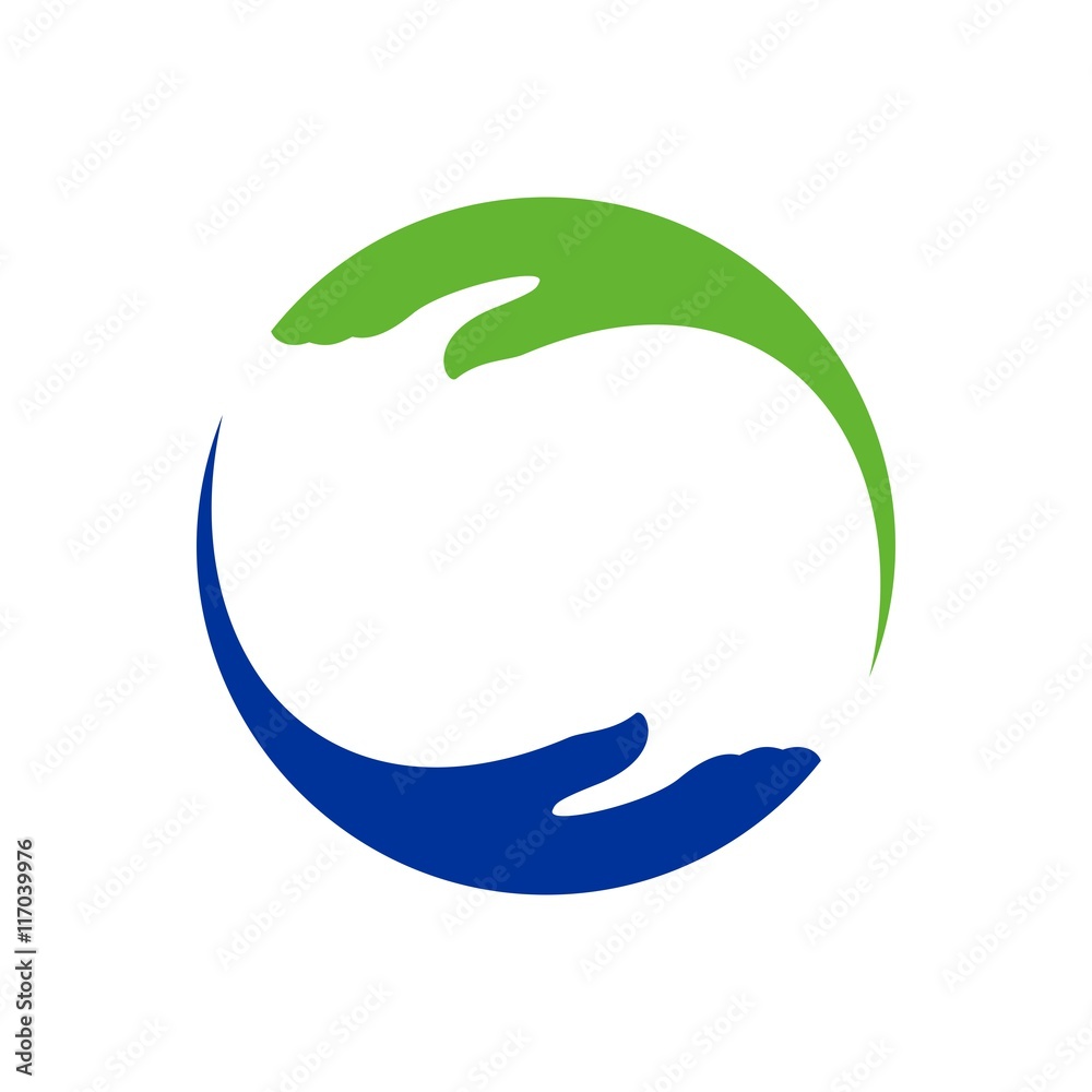 vector helping hand Stock Vector | Adobe Stock