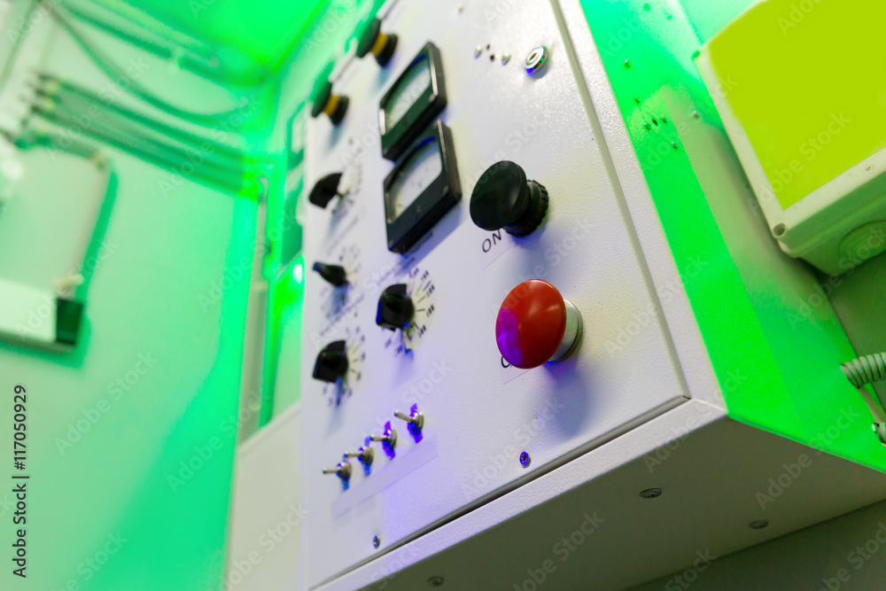 Electric control panel Stock Photo | Adobe Stock