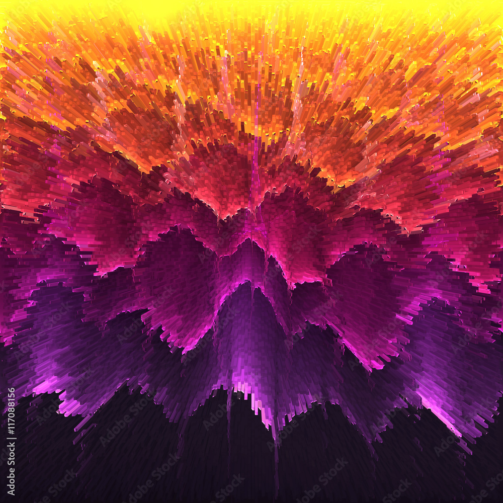 Orange purple wave background curve line overlap paper layer and ...
