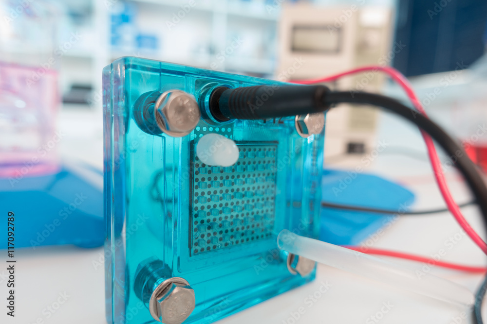 PEM proton exchange membrane reversible fuel-cell Stock-Foto | Adobe Stock