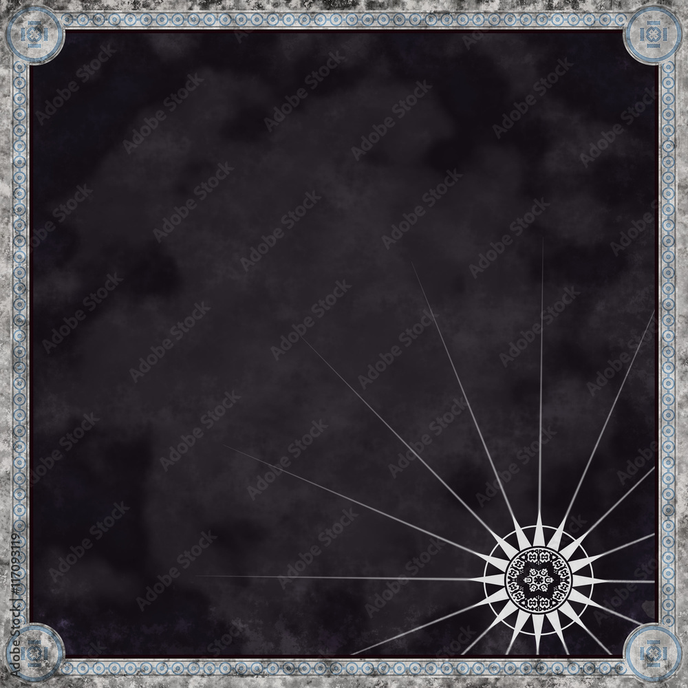 Pirate map of the unknown land 3d rendering Stock Illustration | Adobe ...