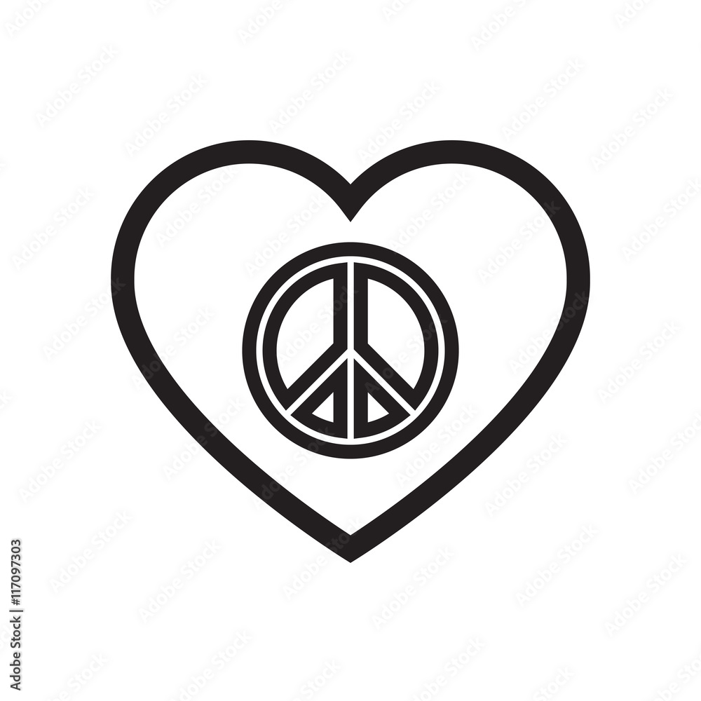 Heart Peace Sign Backgrounds