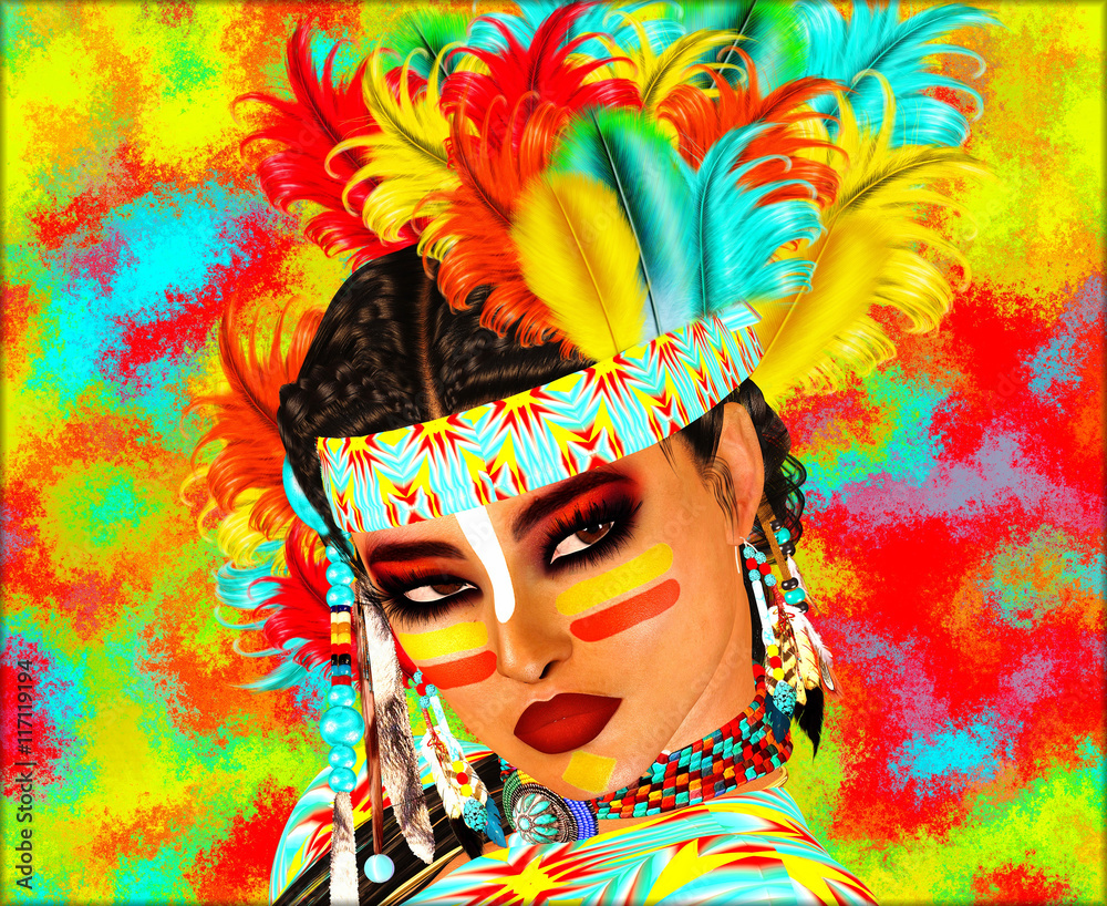 Native American Indian Faces