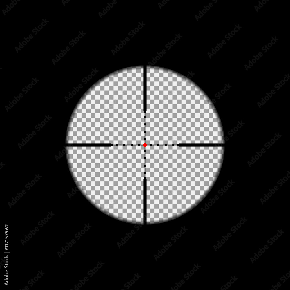 Sniper scope overlay Stock Vector | Adobe Stock