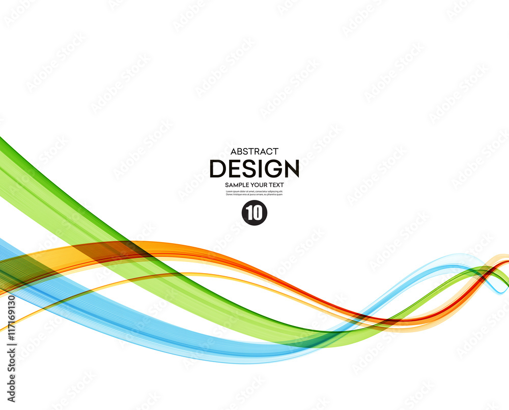 Colorful vector lines. Abstract background Stock-Vektorgrafik | Adobe Stock