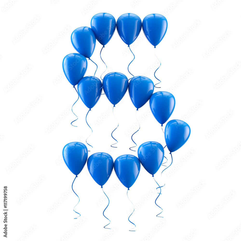 ภาพประกอบสต็อก Imagen 3d,Alfabeto divertido con globos.Letras para ...
