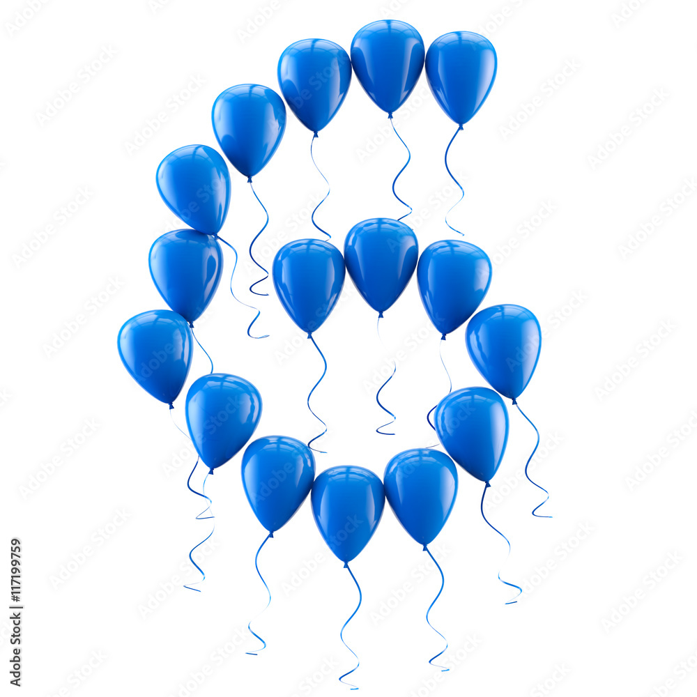 Imagen 3d,Alfabeto divertido con globos.Letras para fiestas y ...
