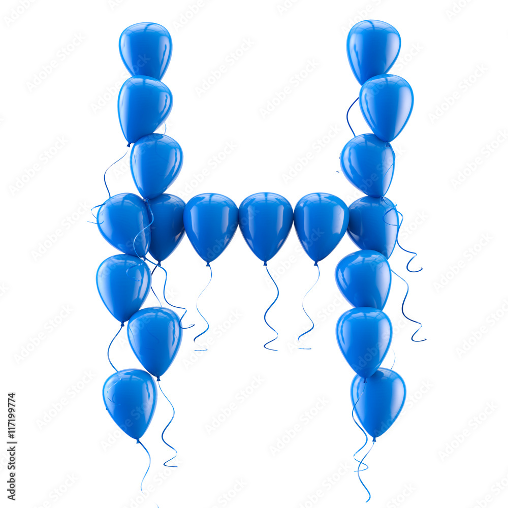 Imagen 3d,Alfabeto divertido con globos.Letras para fiestas y ...