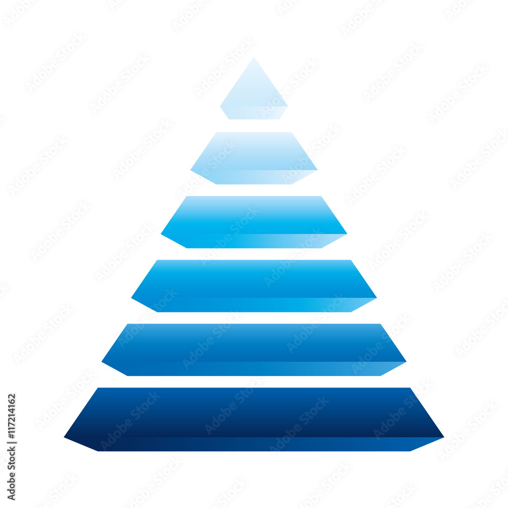 piramid infographic presentation icon Stock Vector | Adobe Stock