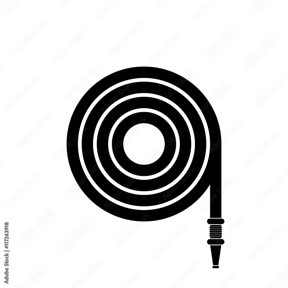 Fire hose reel icon - Vector Stock Vector | Adobe Stock