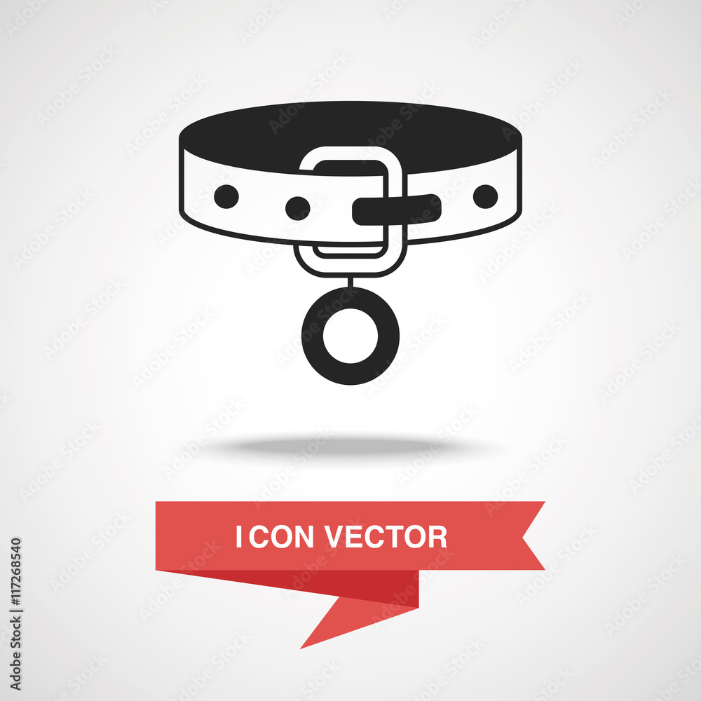 dog chains icon Stock Vector | Adobe Stock