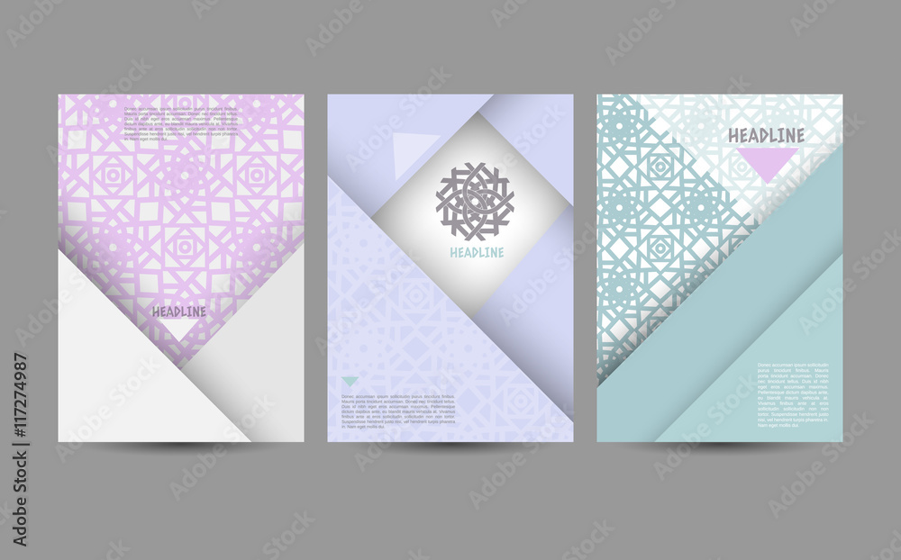 Vetor de Abstract Background. Geometric Shapes and Frames for ...