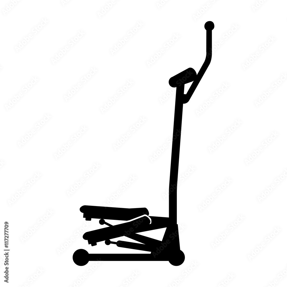 Vector illustration of stepper trainer Stock Vector | Adobe Stock