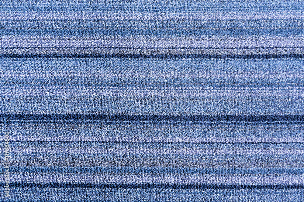 The strip texture of the carpet in meeting room.The blue carpet texture ...