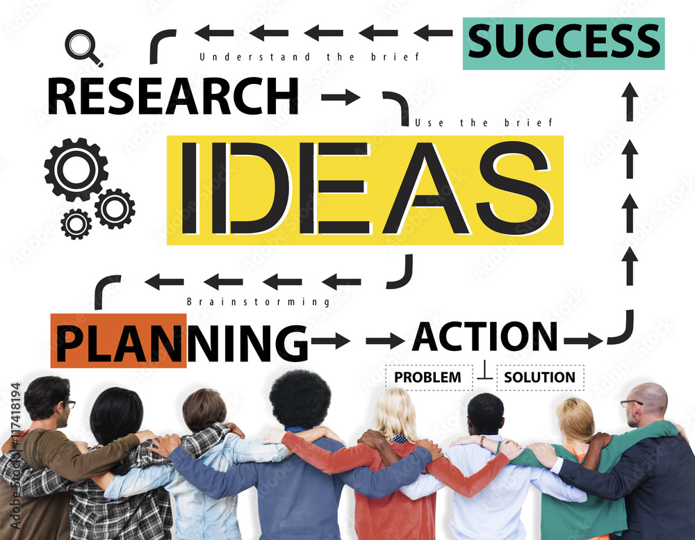 Ideas Research Planning Success Conceptualize Concept Stock Photo ...