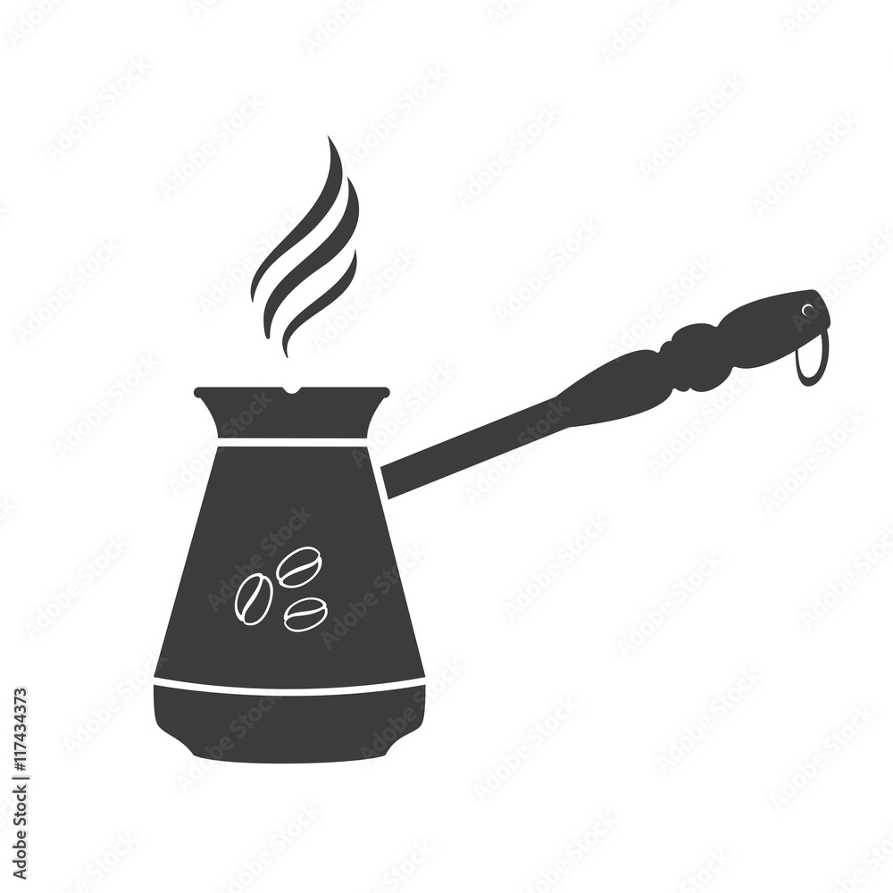Turkish coffee icon. Turkish coffee Vector isolated on white background ...