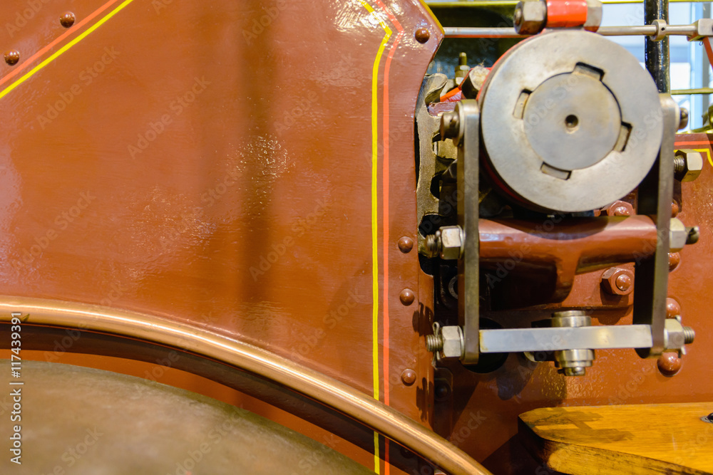 Details of a machine or car, old and used. Stock Photo | Adobe Stock