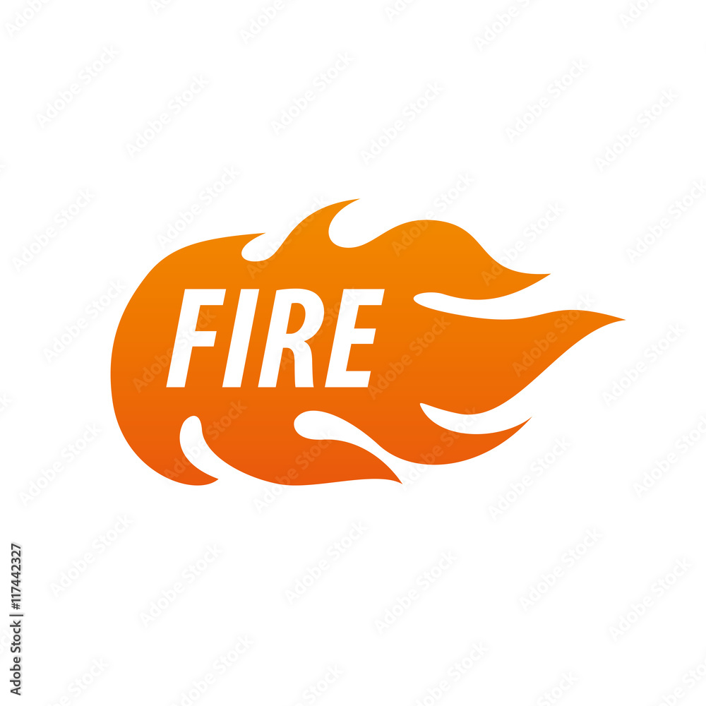 fire vector logo Stock Vector | Adobe Stock